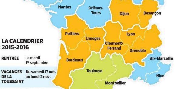 Vacances scolaires : voici les nouvelles zones - Actualités ...