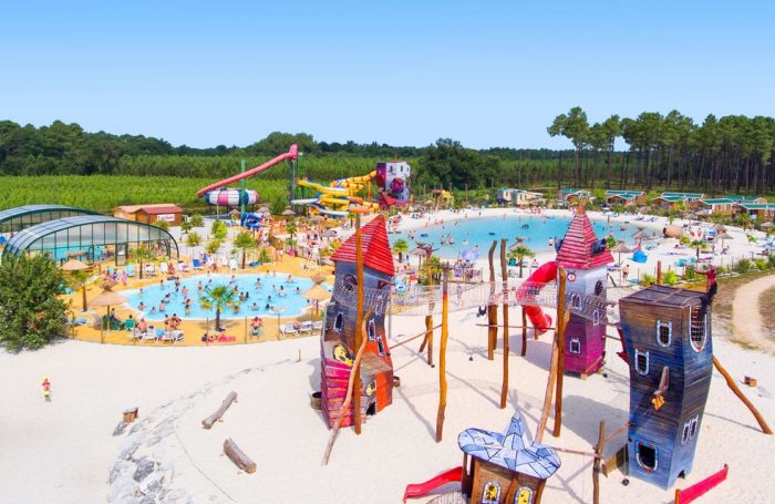 Camping DOMAINE DE LILA **** à Linxe Landes - CampingFrance.com